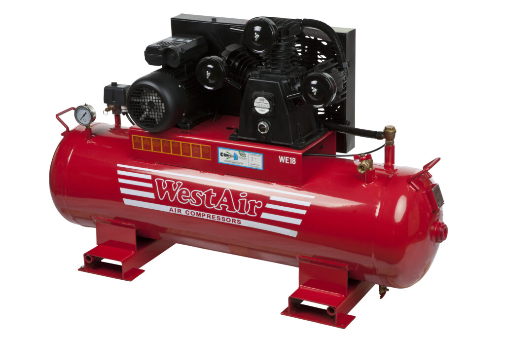 WE18/120 Heavy Duty Air Compressor - High Flow Solution